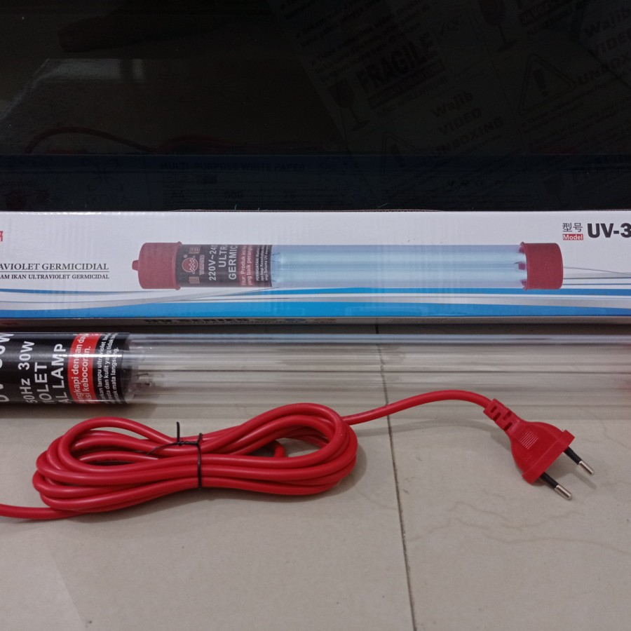 Jual Lampu UV Celup Aquarium Kolam Yamano UV 20/30/40 Watt UV Kolam Koi ...