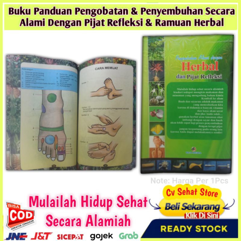 Jual Buku Pijat Refleksi Panduan Pengobatan Tradisional Terapi Ramuan ...