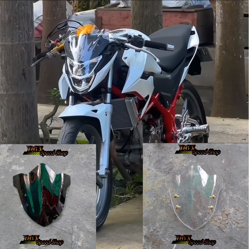 Jual VISOR CB150R NEW OLD MODEL TERBARU WINDSHIELD CB150R MODEL TERBARU ...
