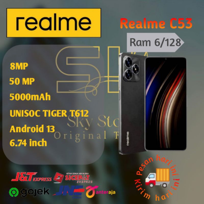 Jual Realme C53 Ram 6+6 Internal 128 NFC Garansi Resmi 100% ORIGINAL | Shopee Indonesia