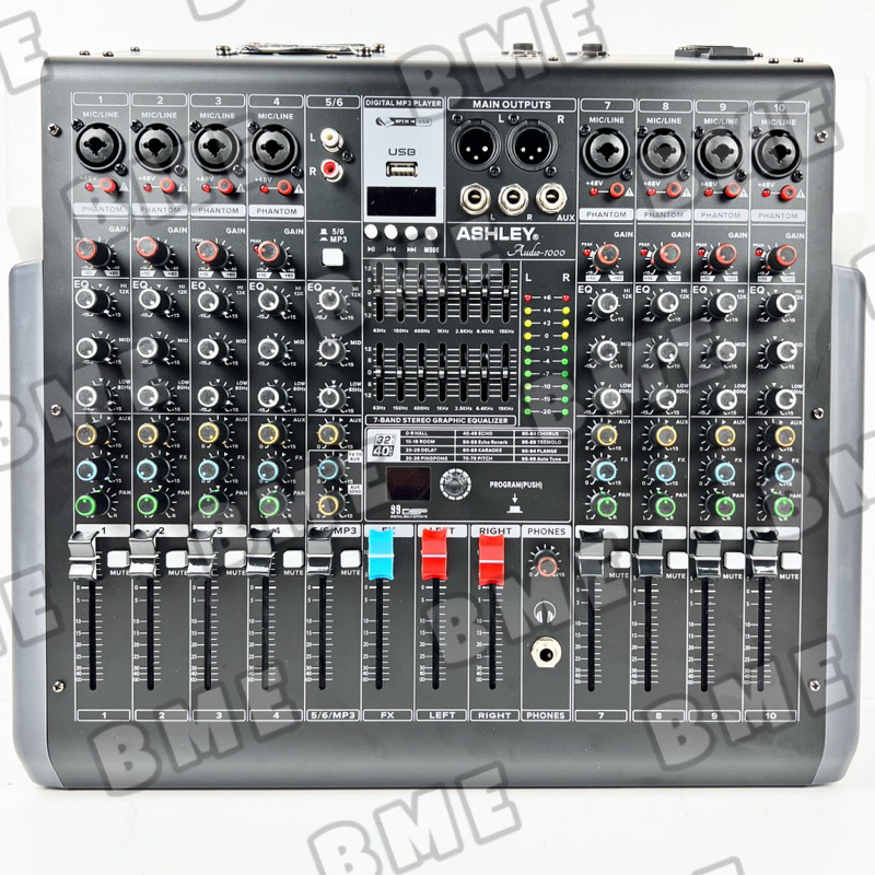 Jual POWER MIXER ASHLEY AUDIO 1000 AUDIO1000 10 CHANNEL ORIGINAL ...