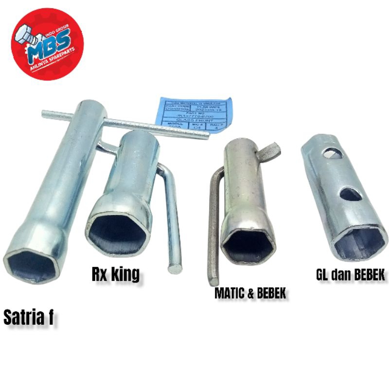 Jual TOUL KIT KUNCI BUSI ORIGINAL STANDAR PABRIKAN SATRIA FU BEBEK ...