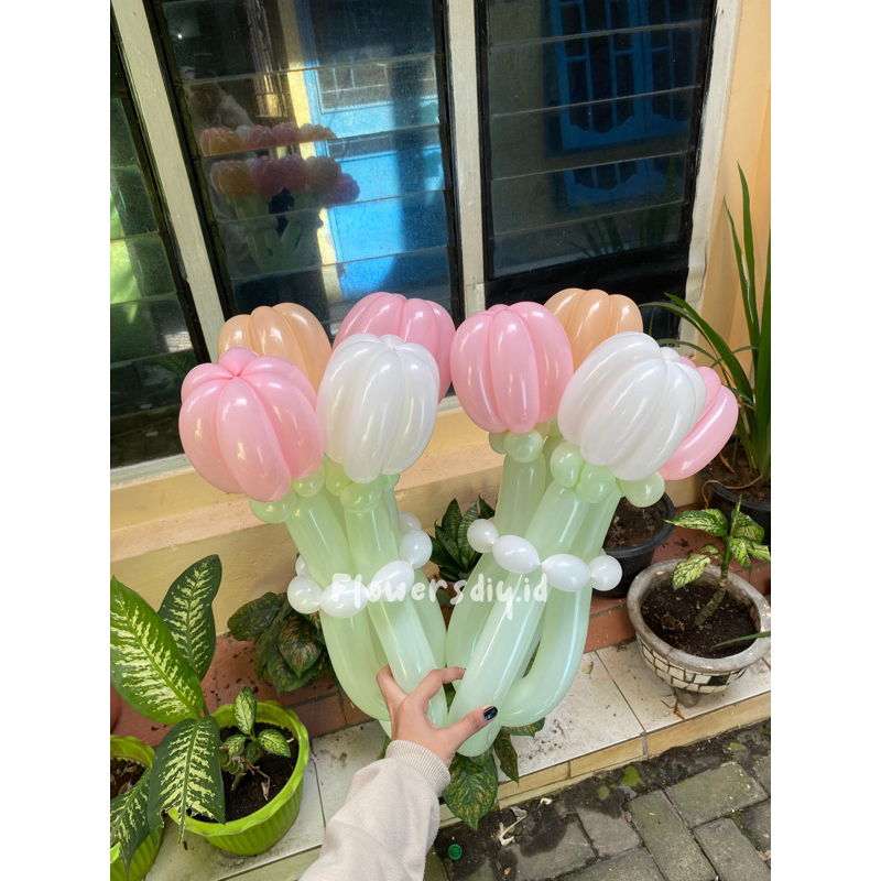 Jual Buket Balon Bunga Tulip Medan ( Selesai 2 jam ) instan | Shopee ...