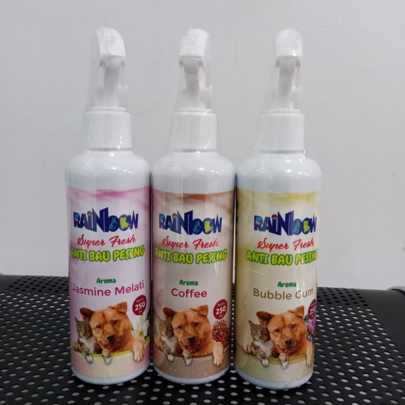 Jual Rainbow super fresh Anti Bau Pesing 250ml | spray penghilang bau ...