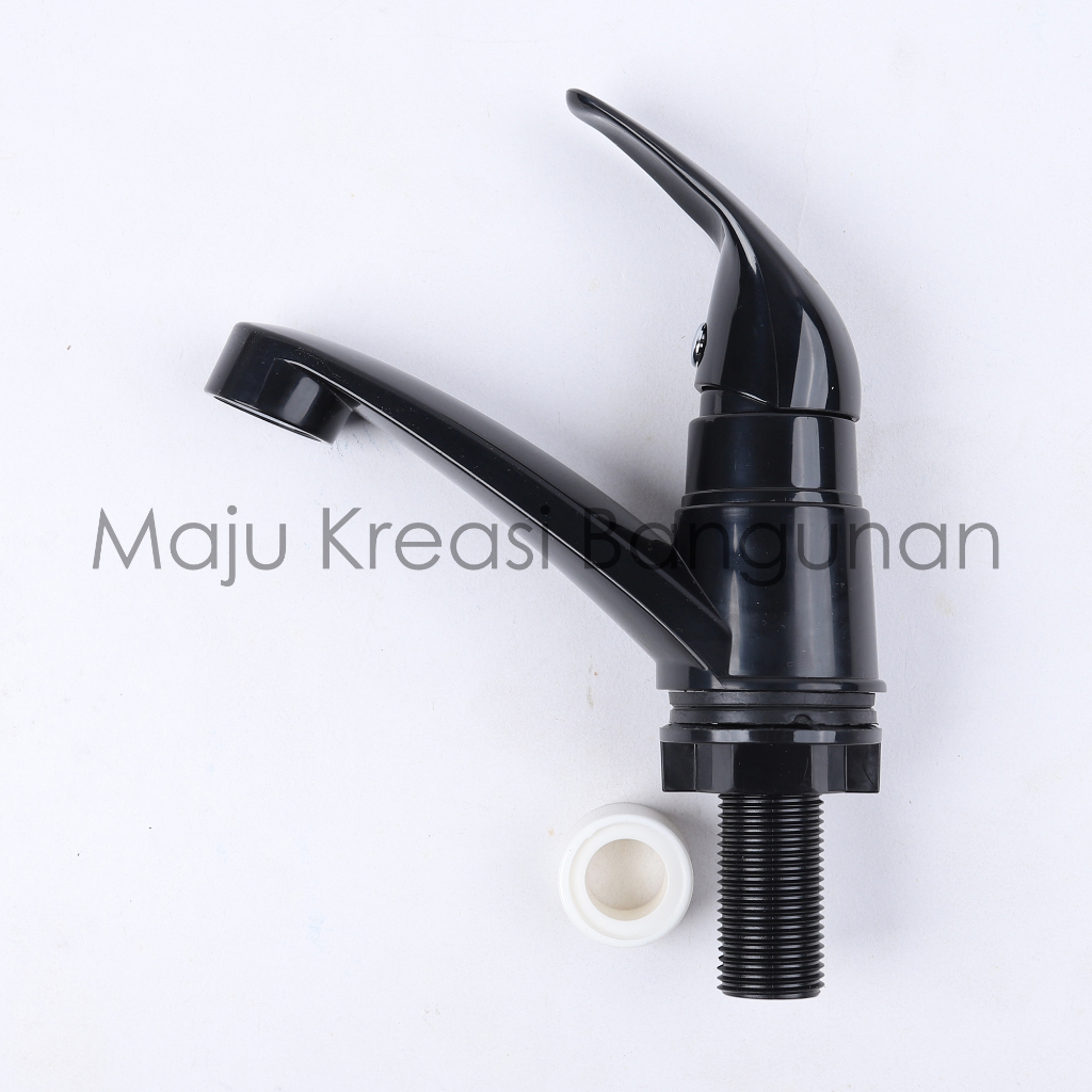 Jual Kran Wastafel Soligen W15 Tanam Keran Air PVC Chrome Putih Ivory ...