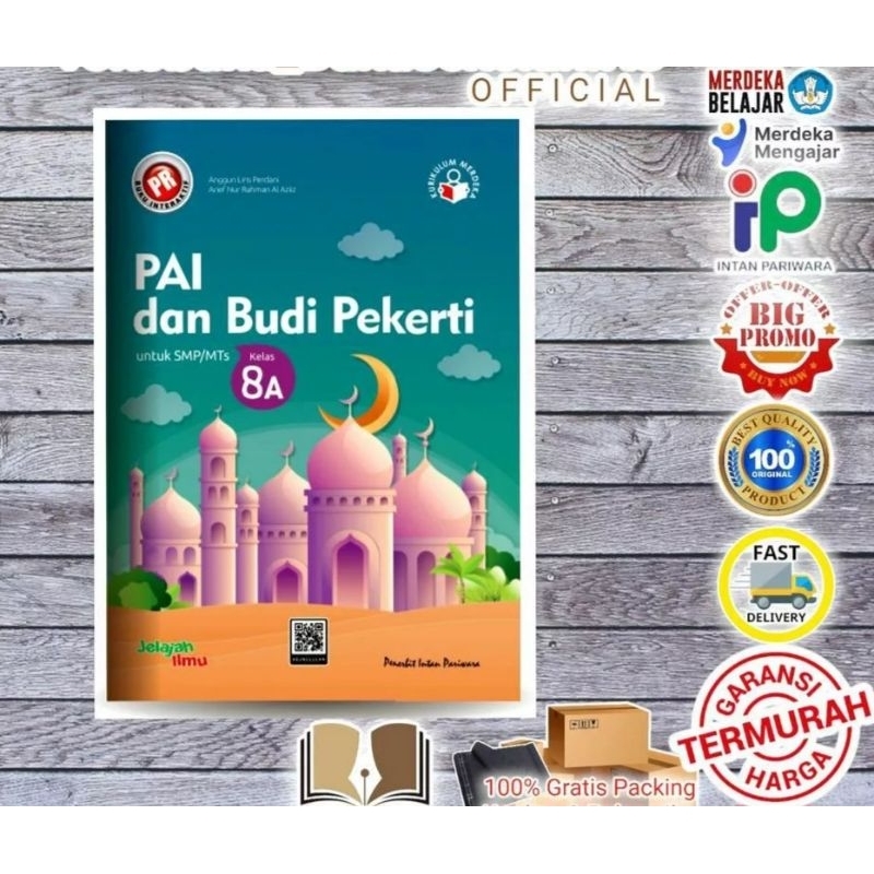 Jual diskon Buku lks pr interaktif PAI dan Budi Pekerti Kelas VIII, 8 semester 1 tahun 2023 ...