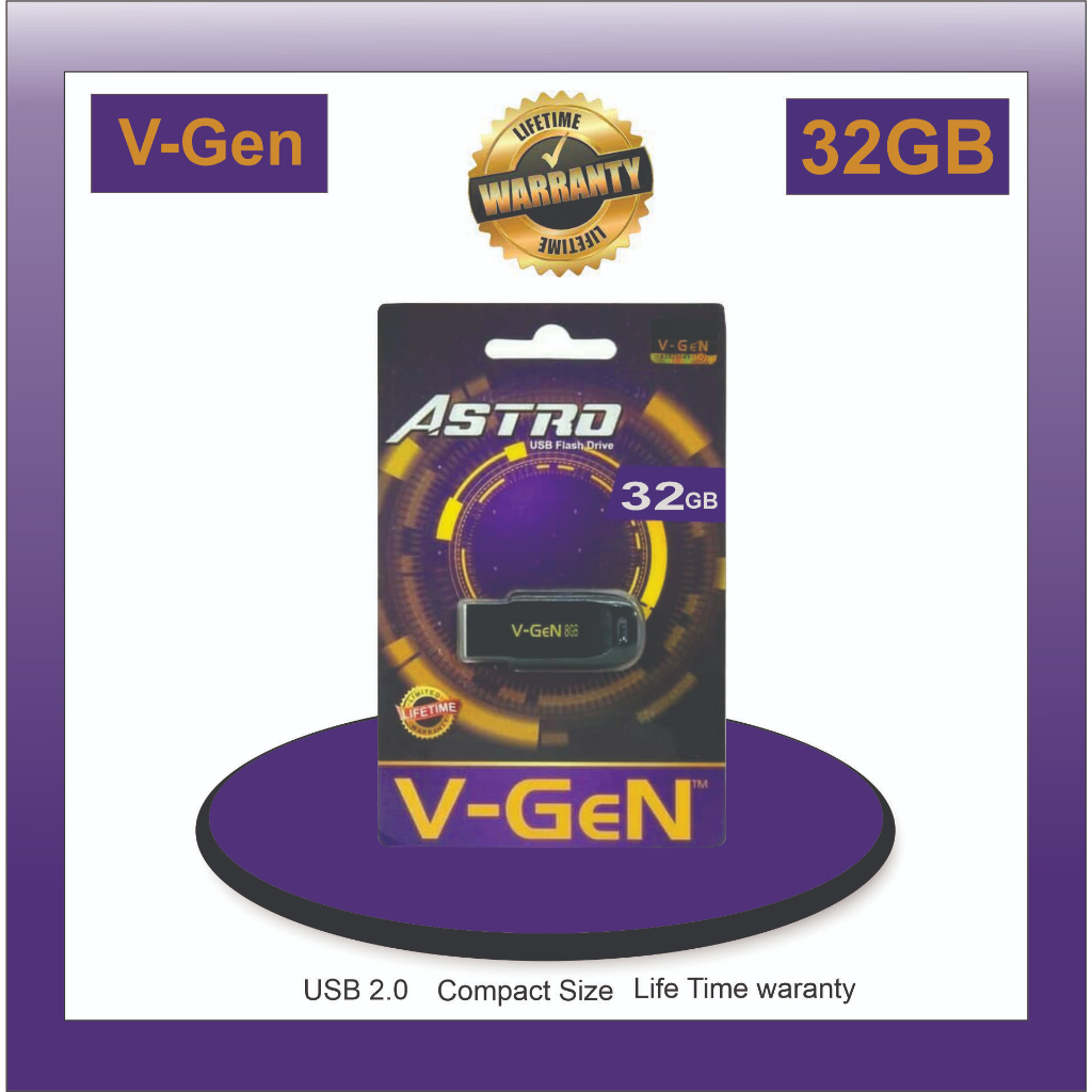 Jual Flashdisk Astro V-Gen 8GB 16GB 32GB USB 2.0 VGEN 8GB 16GB 32GB ...