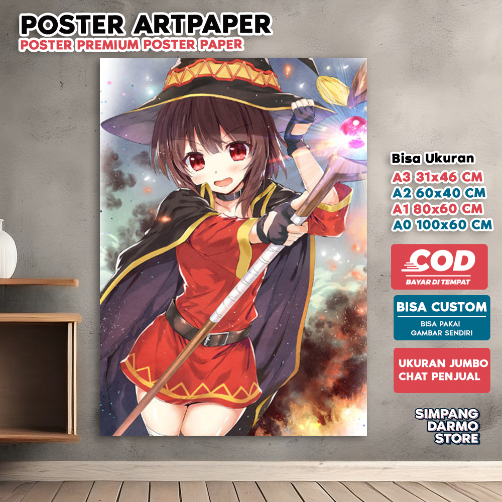 Jual Poster Anime Konosuba: An Explosion on This Wonderful World ...