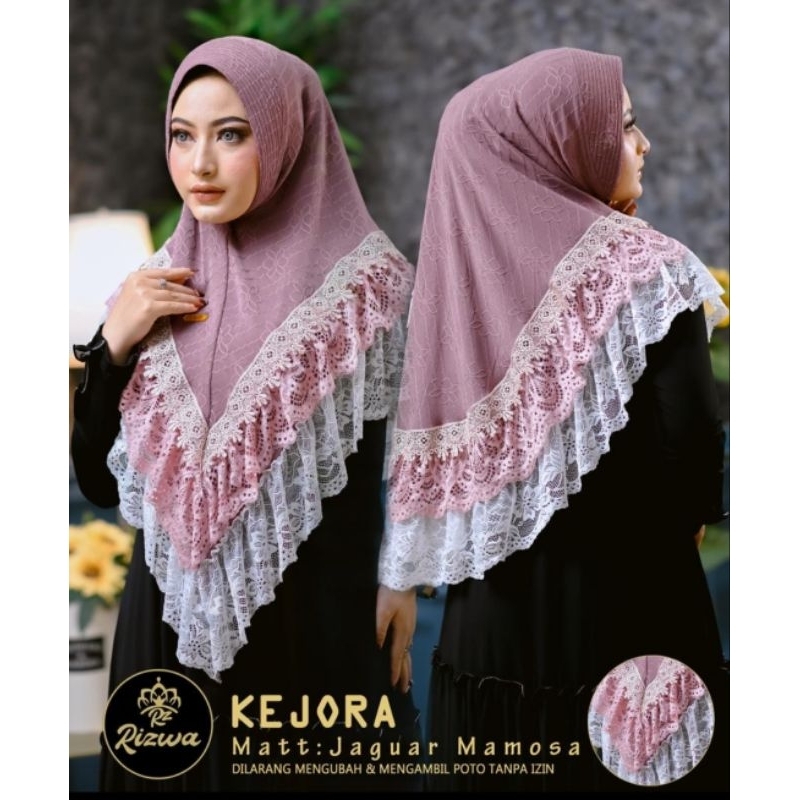 Jual kejora by Rizwa/ ori rizwa/ jilbab rizwa/ jilbab renda terbaru ...