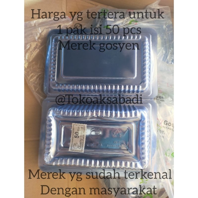 Jual PLASTIK MIKA KUE TERMURAH MEREK GOSYEN 2A ISI 50PCS/MIKA 2A /MIKA ...