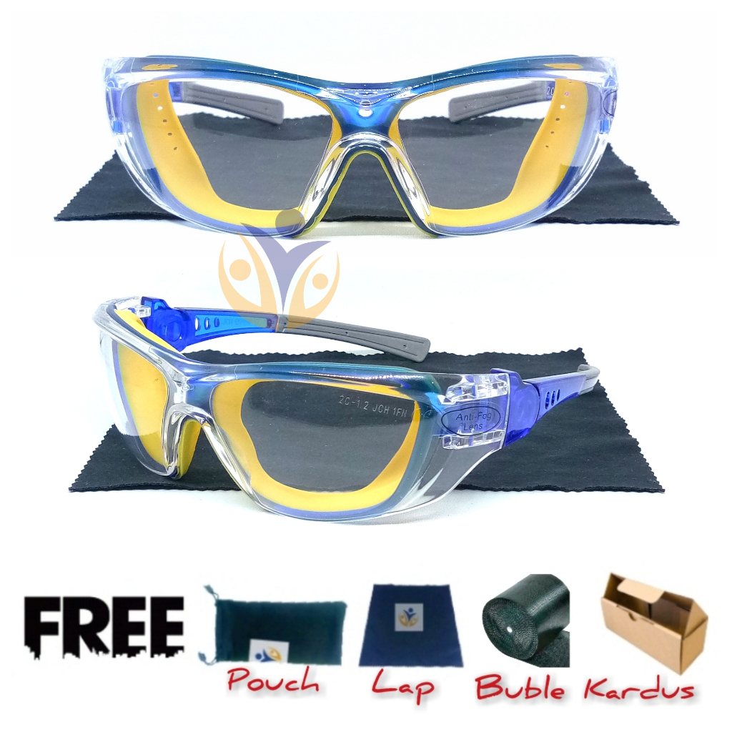 Jual Kacamata safety work clear fogless goggle tactical windshield ...