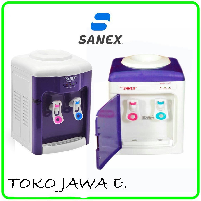 Jual DISPENSER DUDUK SANEX D102/SANEX D188 (Ada Tutup) 2 KRAN Panas Dan ...