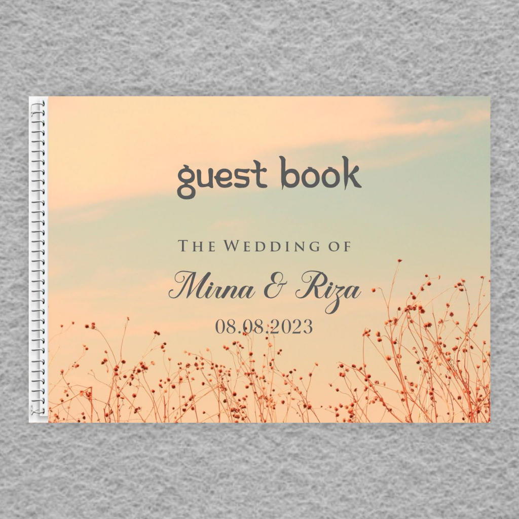 Jual Buku Tamu Pernikahan CUSTOM / wedding Guest Book / wedding book ...