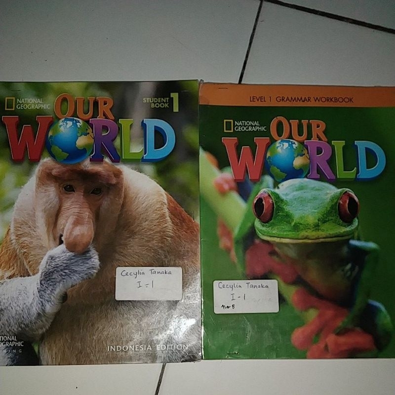Jual buku our world 1 student book & grammar workbook | Shopee Indonesia