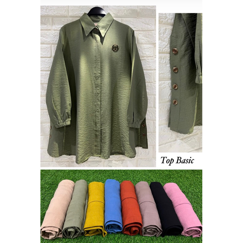 Jual Top Basic | By Winody | Bahan Polo Linen Premium | Shopee Indonesia