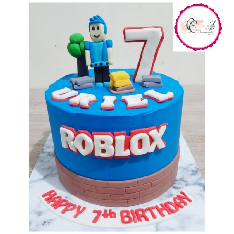 Jual Kue Ulang Tahun Roblox Cowok / Kue Ultah Anak Laki / Roblox ...