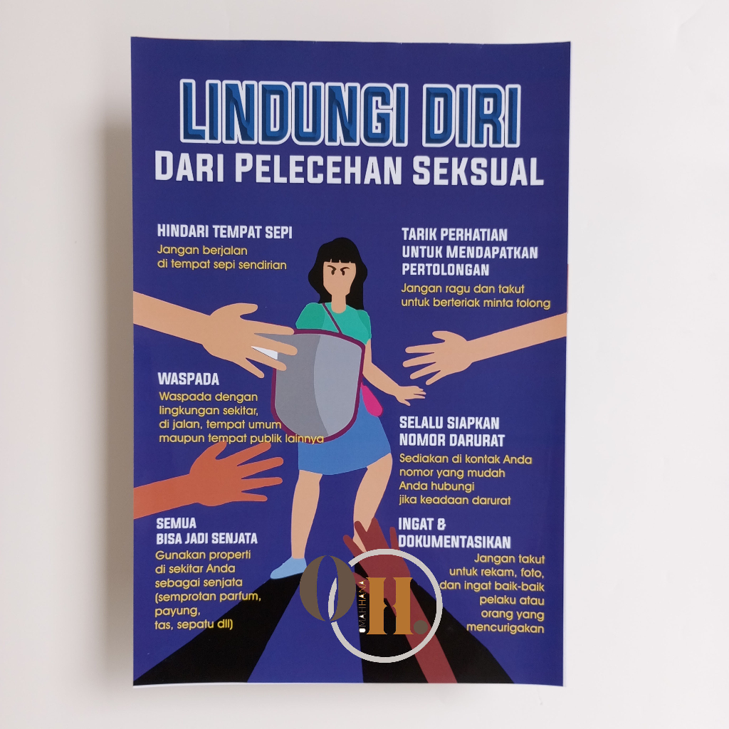 Jual Poster Lindungi Diri dari Pelecehan Seksual - Poster Pelecehan Seksual - Poster Kekerasan ...