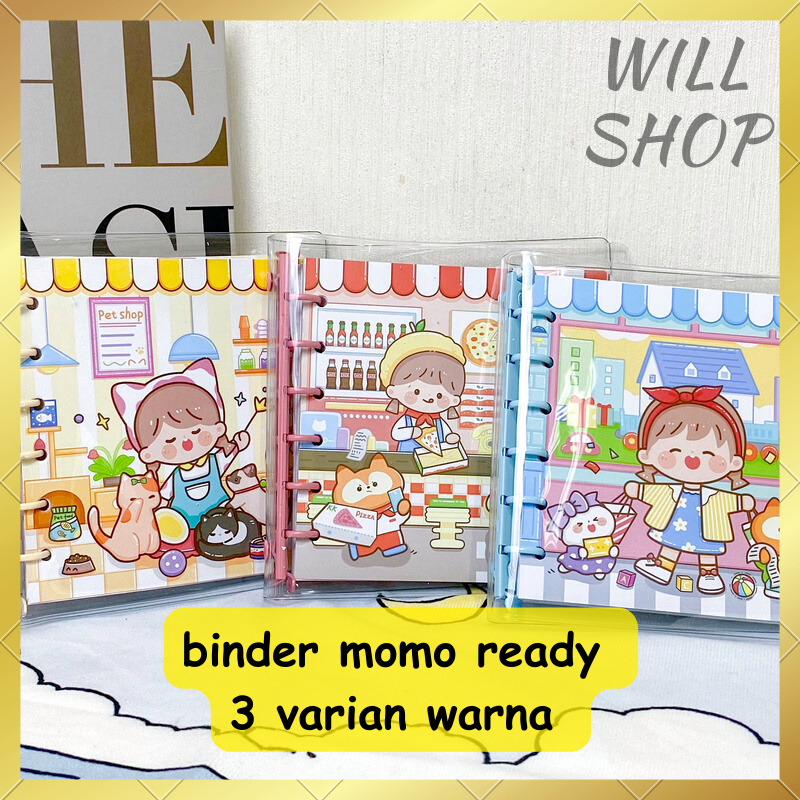 Jual BINDER MOMO / BUKU SPIRAL MOMO FULL GAMBAR DIARY CATATAN TERSEDIA ...