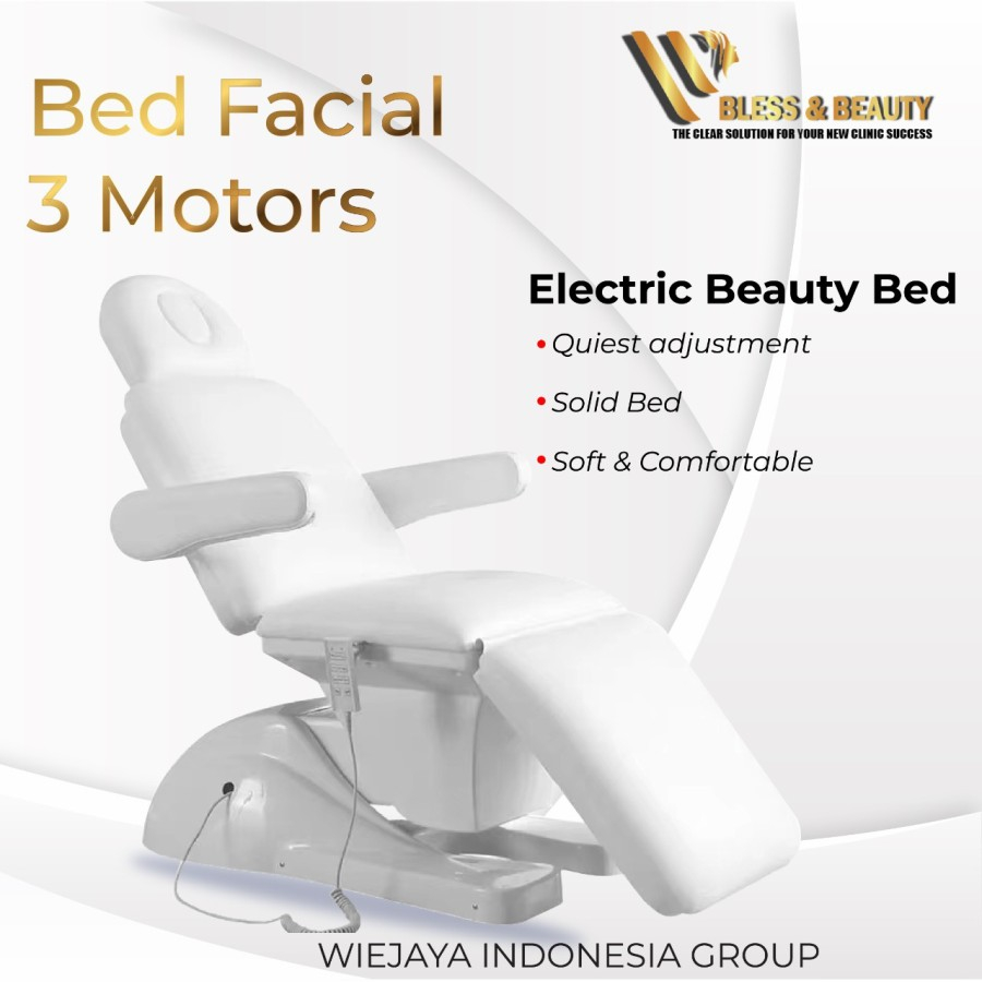 Jual Bed Facial Electrik 3 Motor Perawatan Spa Elektrik Medis untuk ...