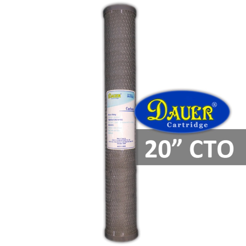 Jual CTO Carbon Block 20” Dauer Taiwan / Cartridge Filter Air Karbon ...