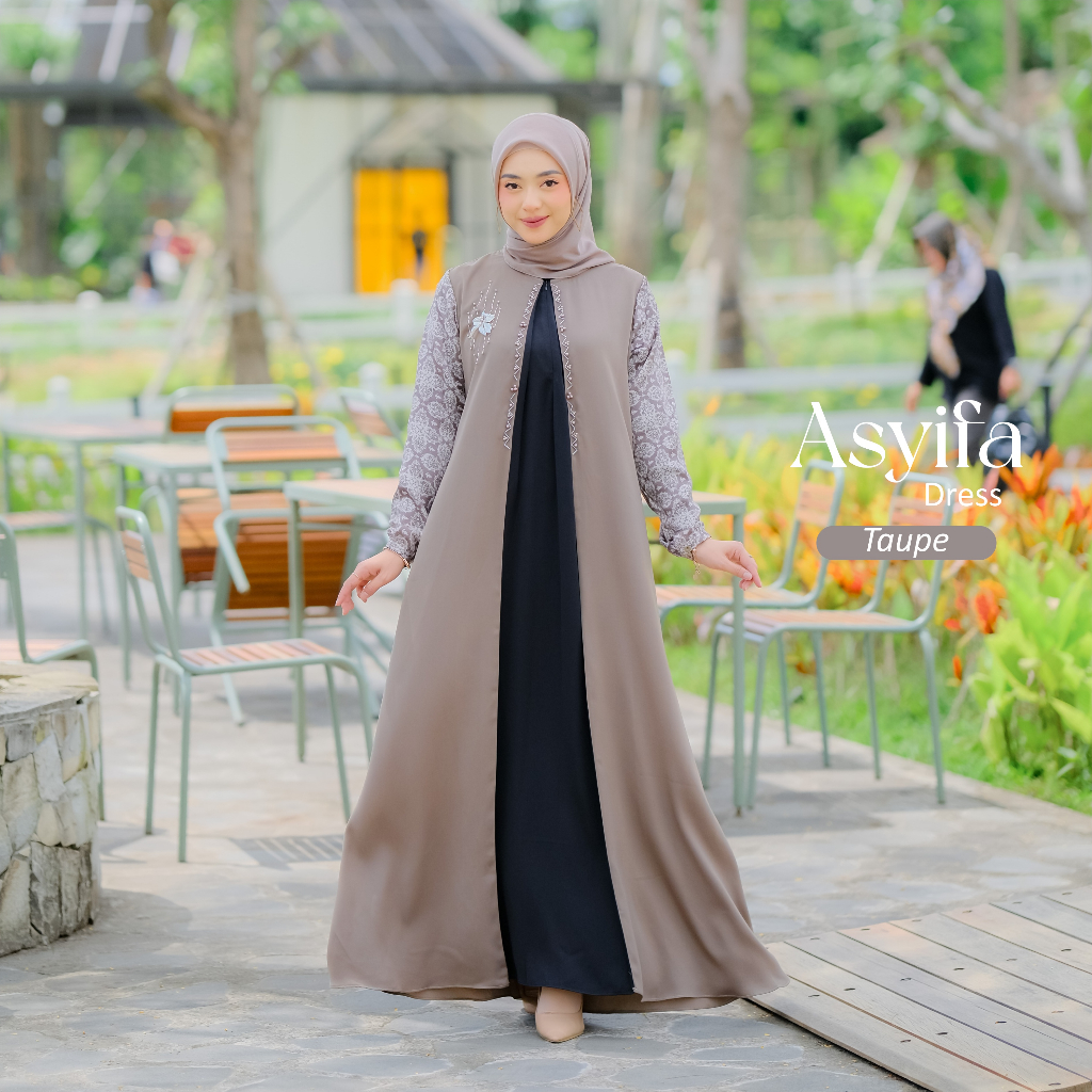 Jual Asyifa Gamis Payet Couple Premium (GAMIS SAJA) | Shopee Indonesia