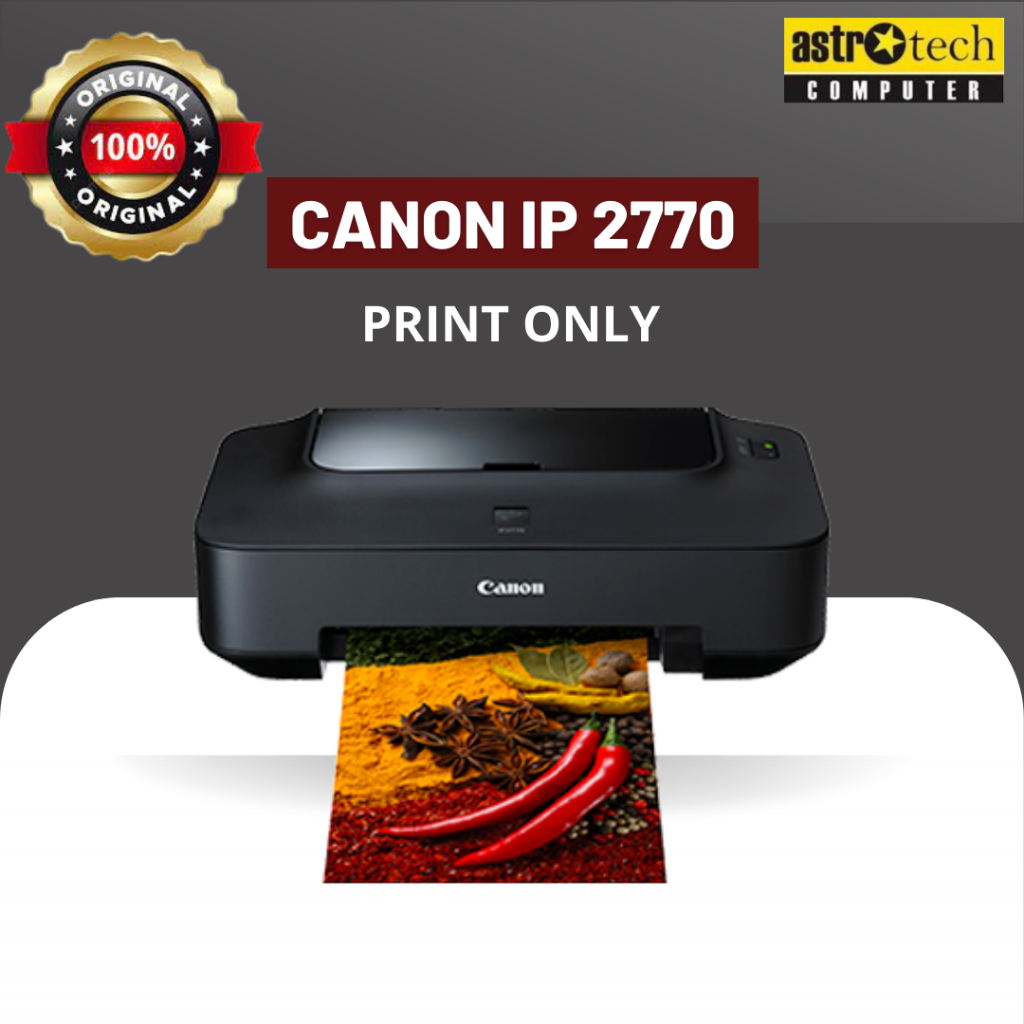 Jual PRINTER CANON PIXMA IP2770 CARTRIDGE ORIGINAL GARANSI RESMI ...