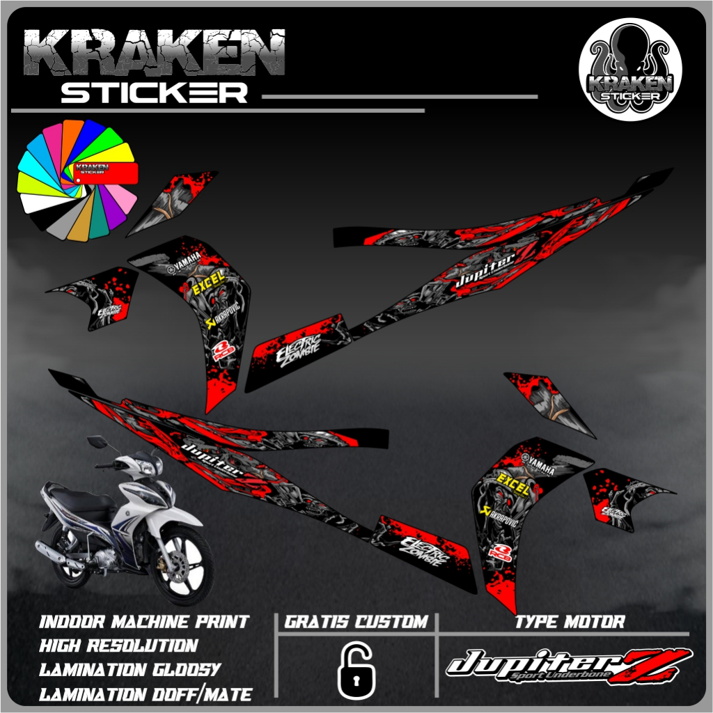 Jual STRIPING STICKER JUPITER Z ROBOT STIKER JUPITER Z ROBOT NEW ...