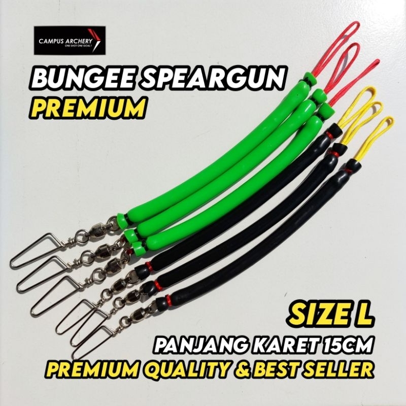 Jual Rubber Bungee Speargun Premium Size L Banji Spearfishing Siap ...