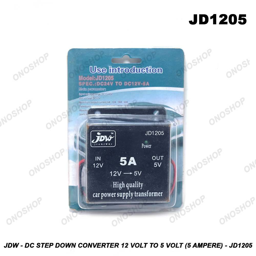 Jual JDW - DC Step Down Converter 12 Volt To 5 Volt (5 Ampere) - JD1205 ...