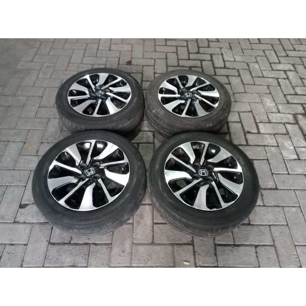 Jual VELG MOBIL ORIGINAL BRIO RS RING 15 LEBAR 6 PCD 4x100 + BAN CITY ...