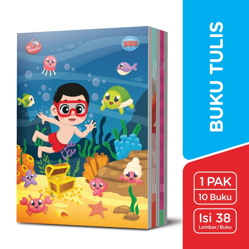 Jual Buku Tulis SiDU - 38 Lembar ( Pack ) | Shopee Indonesia