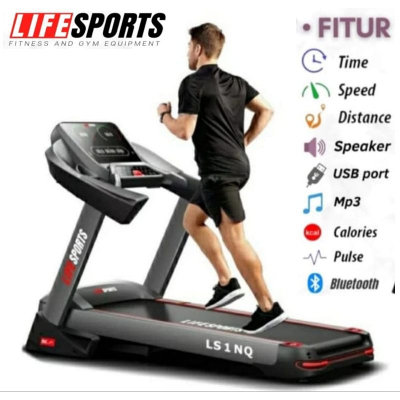 Jual Alat Fitnes Lari Komersial Treadmil Ls-1NQ(Original) Mesin lari 4 ...