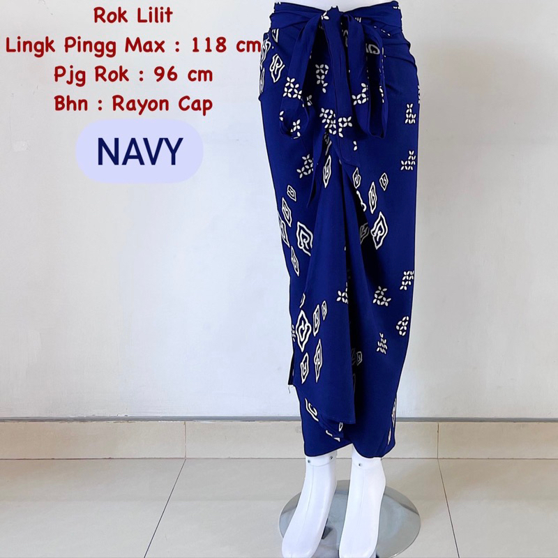 Jual Yara Rok Lilit Batik Rayon Cap Jumputan Handmade Solo Warna Sage ...