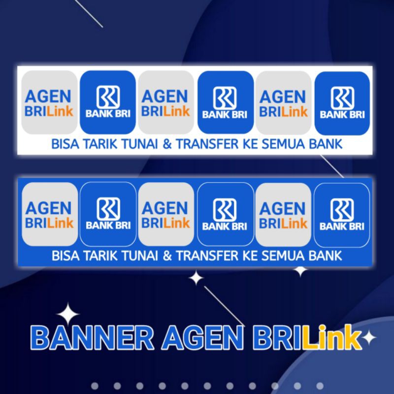 Jual BANNER KONTER SPANDUK USAHA BRI LINK | Shopee Indonesia