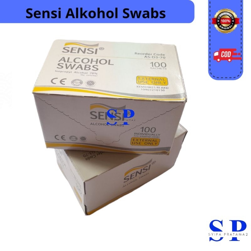 Jual Alat Medis Alkohol Swab Sensi Alcohol Swabs Tisu Alkohol Tissue ...