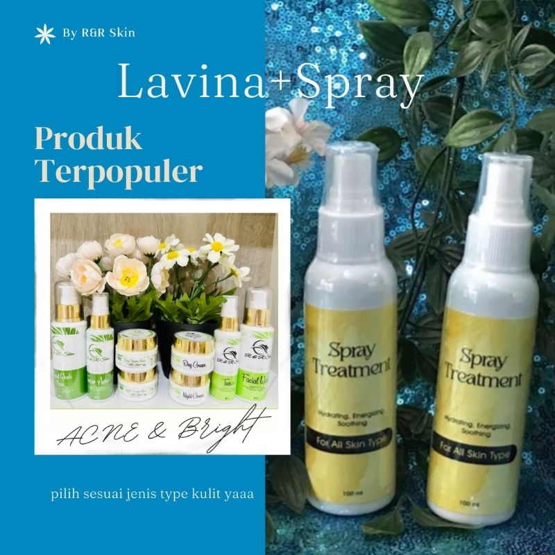 Jual Lavina Skincare Premium + Spray Treatment (PAKET BUNDLING ...
