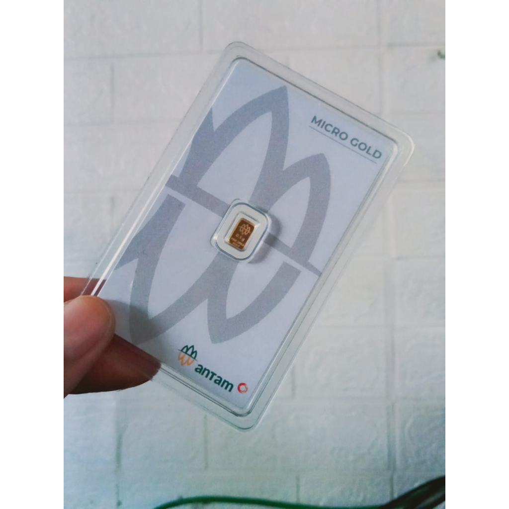 Jual Micro Gold 0,1 gram Premium Series Antam X Hartadinata Logam Mulia ...