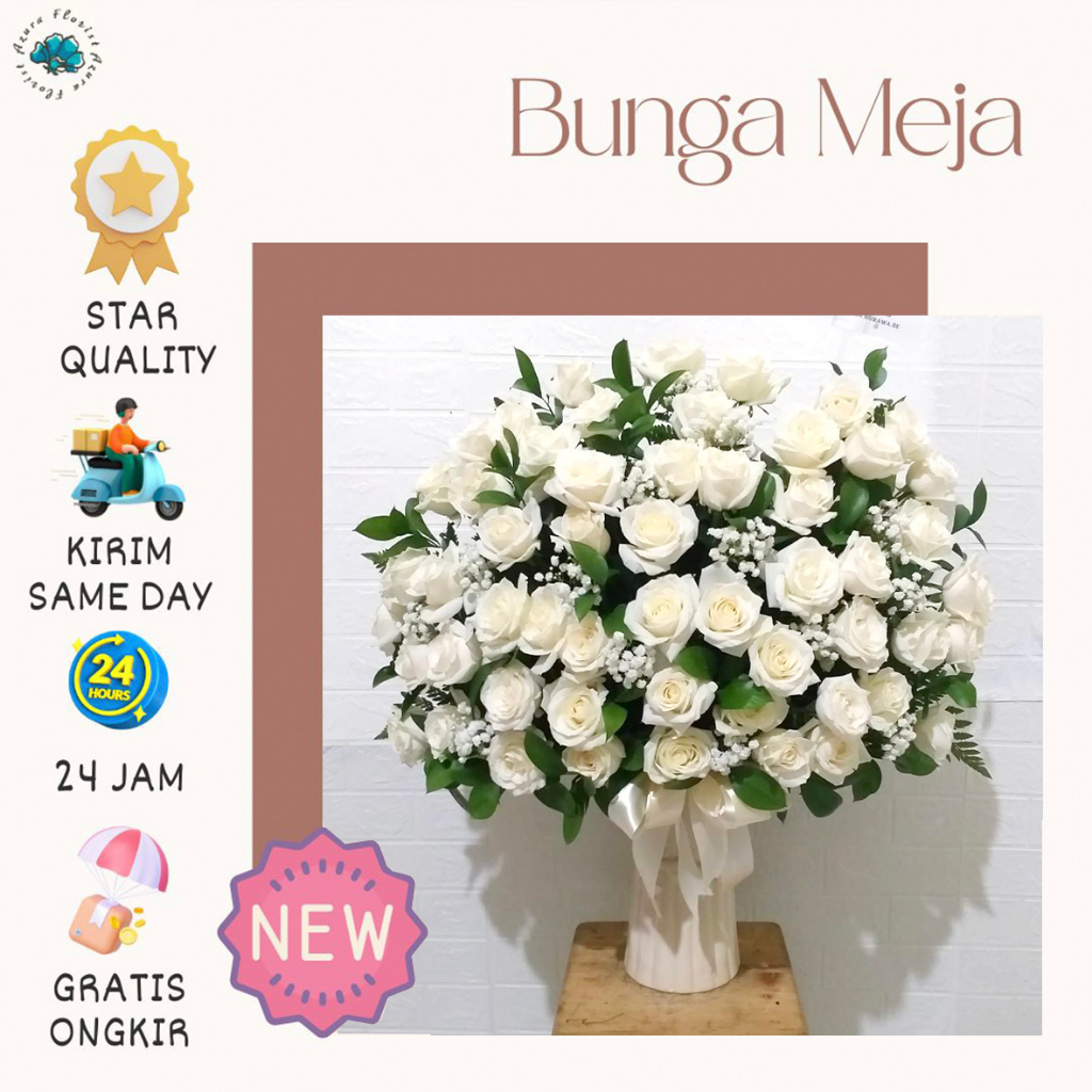 Jual Toko Bunga Meja Fresh Flowers Bunga Premium Bandung Cimahi ...