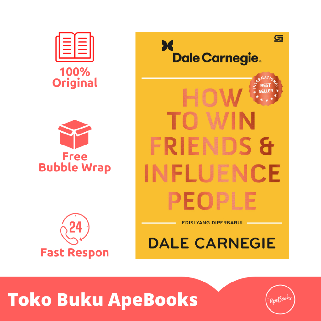 Jual Buku How to Win Friends & Influence People Edisi yang Diperbarui - Dale Carnegie (Original ...