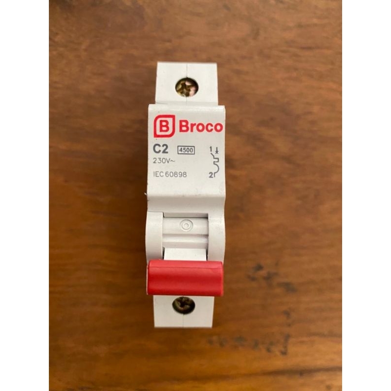 Jual MCB Broco 1 Phase 2A/4A/6A/10A/16A/20A/25A/32A/40A | Shopee Indonesia