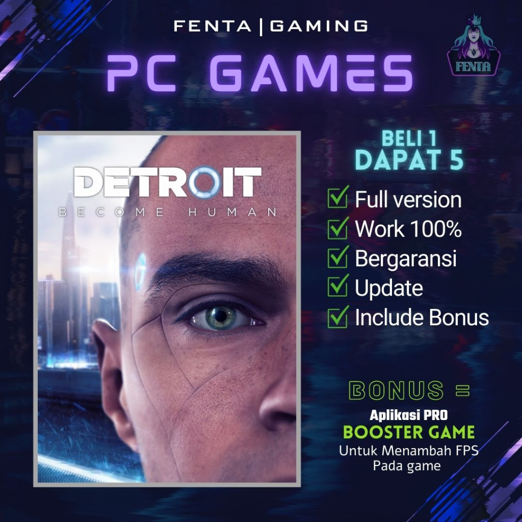 Jual DETROIT BECOME HUMAN - GAME PC - GAME LAPTOP | Shopee Indonesia