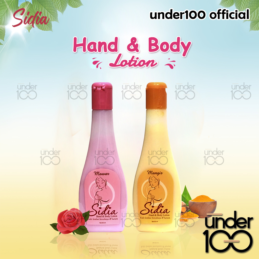 Jual Under100 SIDIA Hand And Body Lotion Mangir 85ml 1 pack isi 6 Pcs ...