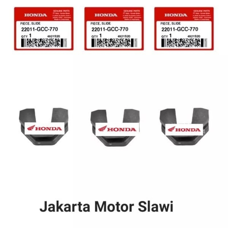 Jual 22132-GCC-770 piece slide beat scoopy spacy vario 110 cw karbu f1 ...