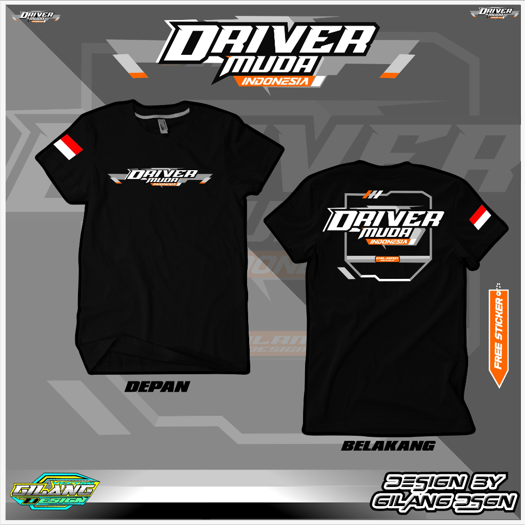 Jual Kaos Driver Muda Indonesaia vol 1 new Distro | Shopee Indonesia
