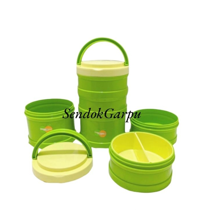 Jual Rantang Susun Bulat / Tempat Makan Golden Sunkist RSBT-9019 ...