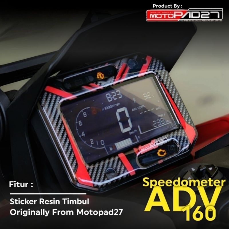 Jual Stiker spidometer Adv 160 sticker antigores speedometer Adv 160 ...