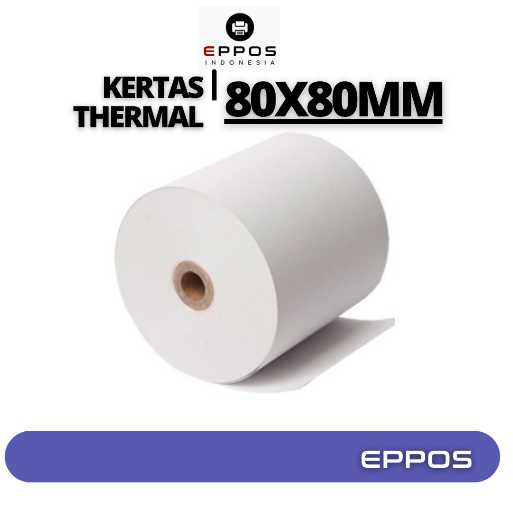 Jual kertas kasir printer thermal 80x80mm | Shopee Indonesia