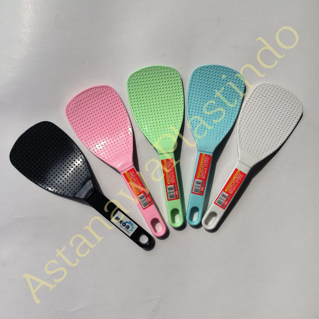 Jual RedBox centong nasi plastik anti lengket sendok maxi tebal maxis ...