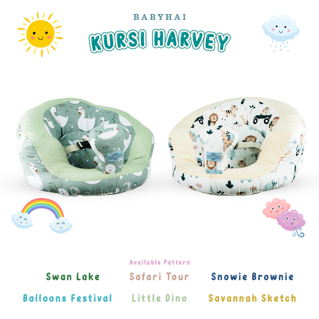 Jual BABY HAI Bantal Kursi Harvey / Sofa Belajar Duduk Bayi | Shopee ...