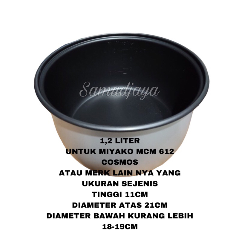 Jual panci magicom rice coocker 1,2 liter | Shopee Indonesia